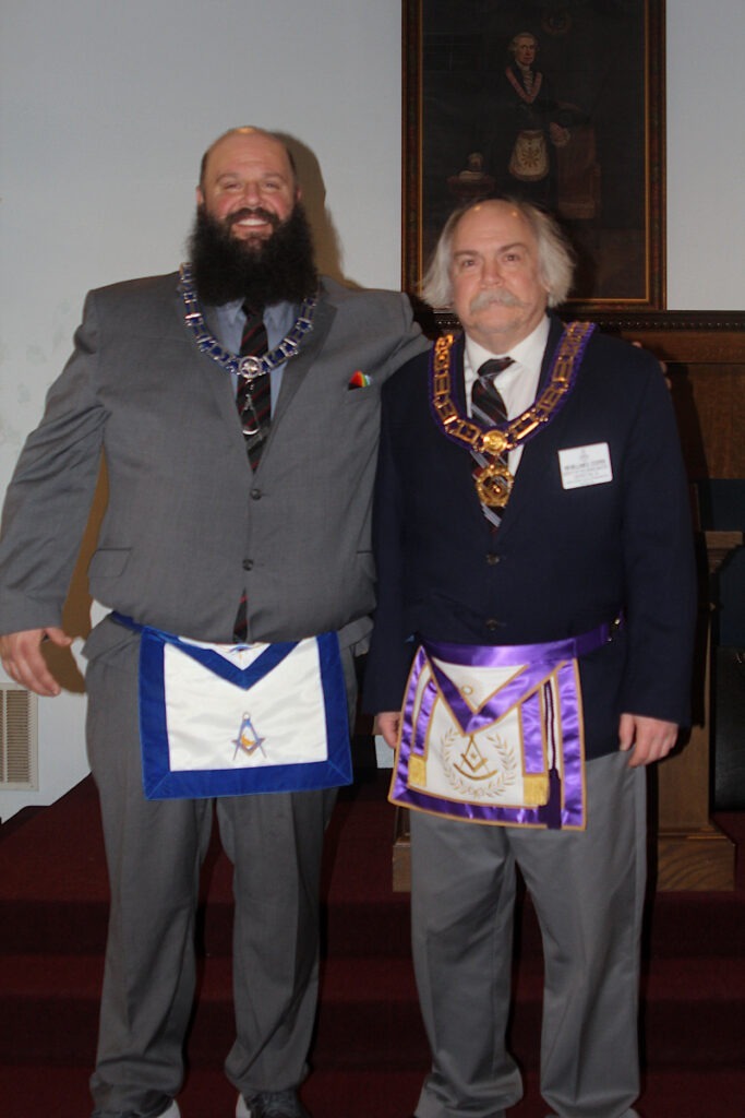 Coin awarded to Brother Jason Sams - Phoenix Lodge #154